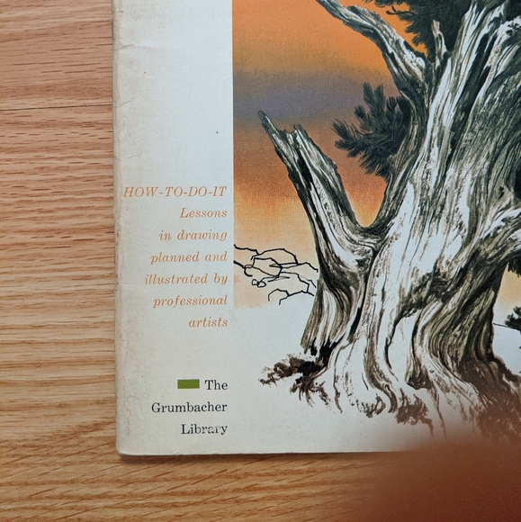 The Grumbacher Library | Office | Vintage How To Draw Trees Art Book ...